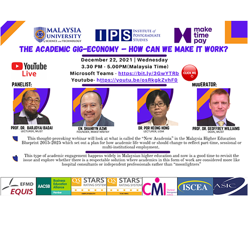 Webinar-The Academic Gig - MUST-IPS